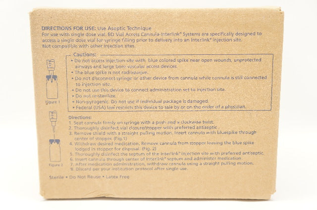 BD 303401 Luer-Lok Tip with Vial Access Cannula 3ml Syringe - Box of 1 ...