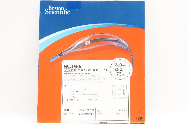 Boston Scientific 3917108087 Mustang PTA Balloon Dilatation 8.0x80mmx7 ...
