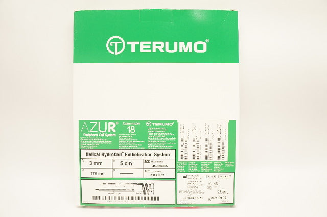 MicroVention 45-480305 Azur Detachable 18 Helical HydroCoil Embolizati ...