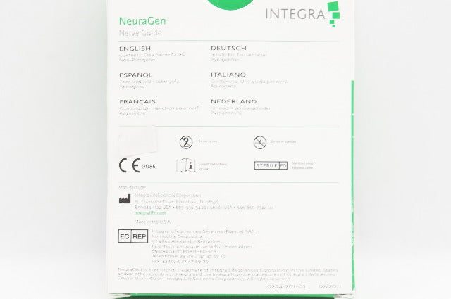 Integra PNG130 NeuraGen Nerve Guide 1.5mm ID x 3cm (x) – Imedicsales