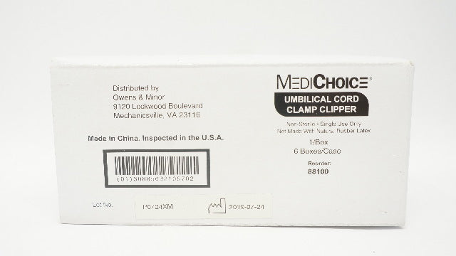 MediChoice 88100 Umbilical Cord Clamp Clipper - Case of 6 – Imedicsales