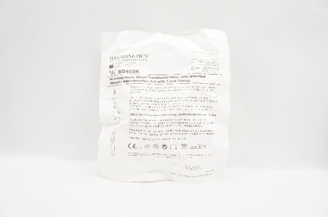 Haemonetics SQ40SK Blood Transfusion Filter With Attached Administrati ...