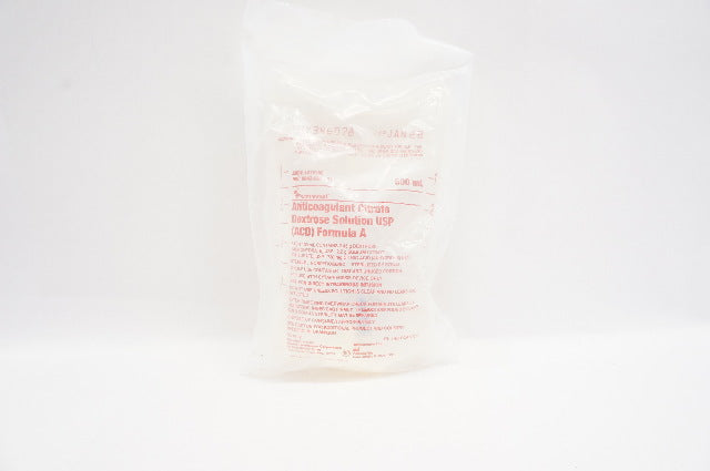 Baxter 4B7898Q Anticoagulant Citrate Dextrose Solution USP Formula A 5 ...