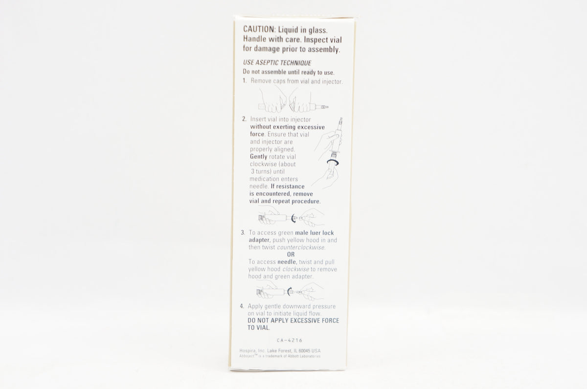 Hospira Epinephrine Injection USP 1mg/10ml (x) – Imedicsales