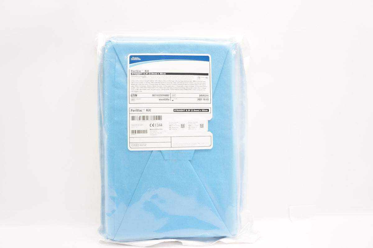 Boston Scientific M00443150 PeriVac Pericardiocentesis Kit, 8.3F x 50c ...