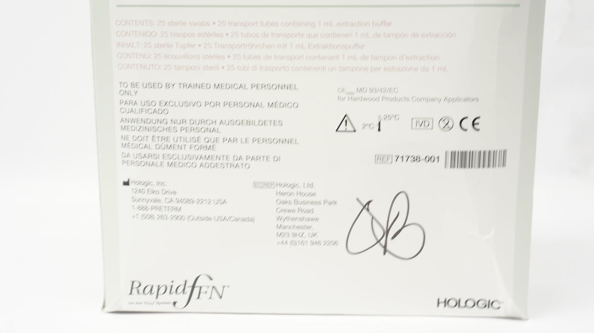 Hologic 71738-001 Rapid fFN for theTliiq System Specimen Collection Ki ...