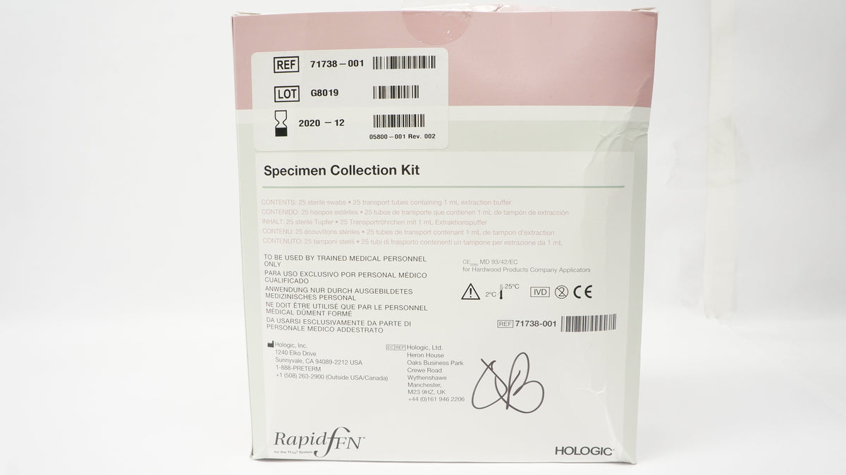 Hologic 71738-001 Rapid fFN for theTliiq System Specimen Collection Ki ...