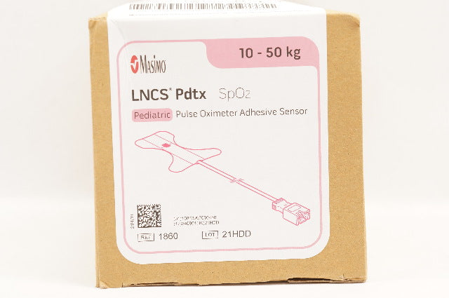 MasimoSet 1860 SpO2 Pediatric Pulse Oximeter Adhesive Sensor 10-50kg ...