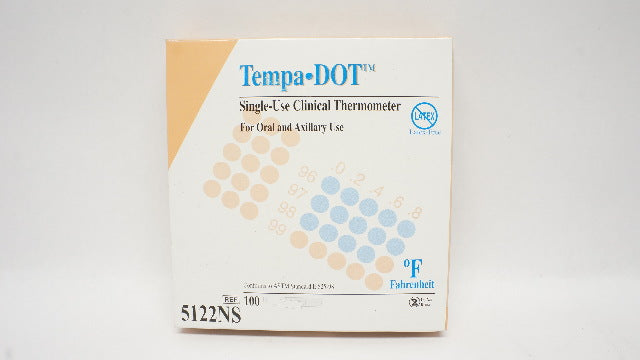 Medical Indicators 5122NS TempaDot Clinical Thermometer, Fahrenheit ...