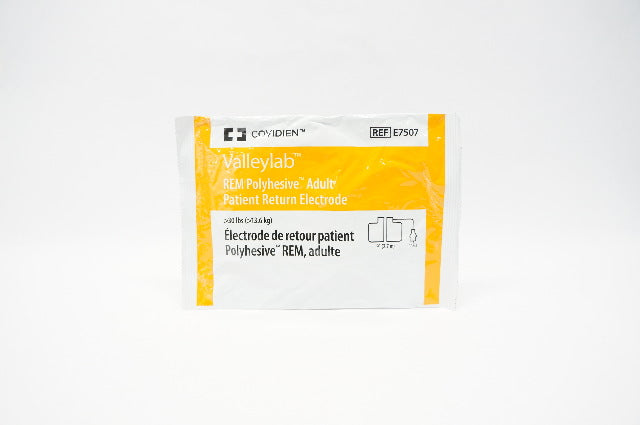 Covidien E7507 ValleyLab REM Polyhesive Adult Return Electrode >30lbs ...