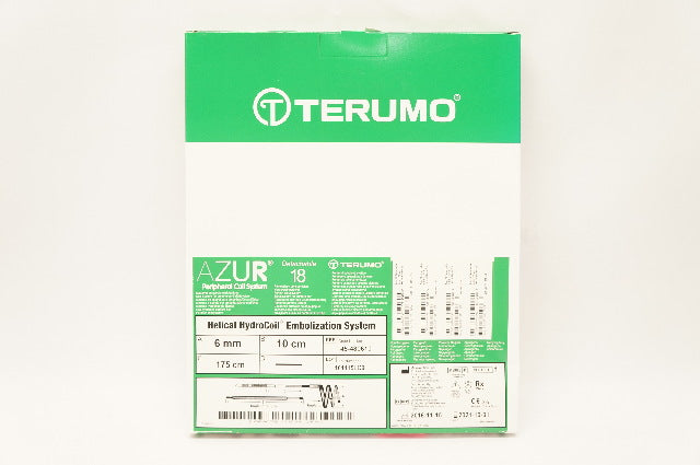Terumo 45-480610 Azur Helical HydroCoil Embolization System 6mm x 10 x ...