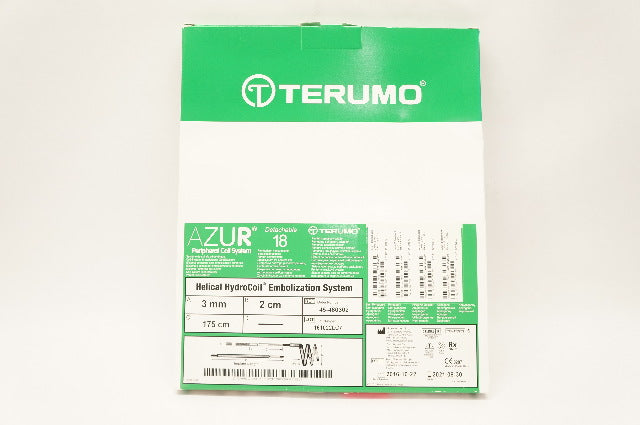 Terumo 45-480302 Azur Helical HydroCoil Embolization System 3mm x 2cm ...