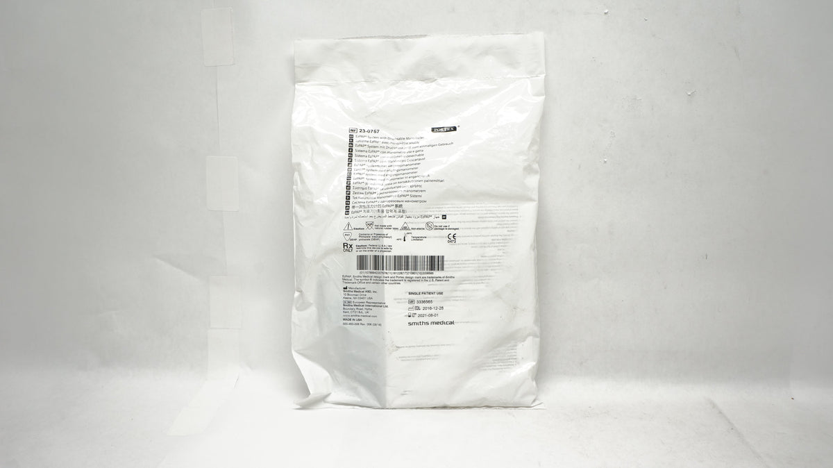 Smiths Medical 23-0757 Portex EzPAP System W/Disposable Manometer (x ...