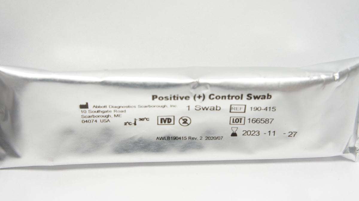 Abbott 190-415 Positive (+) Control Swab – Imedicsales
