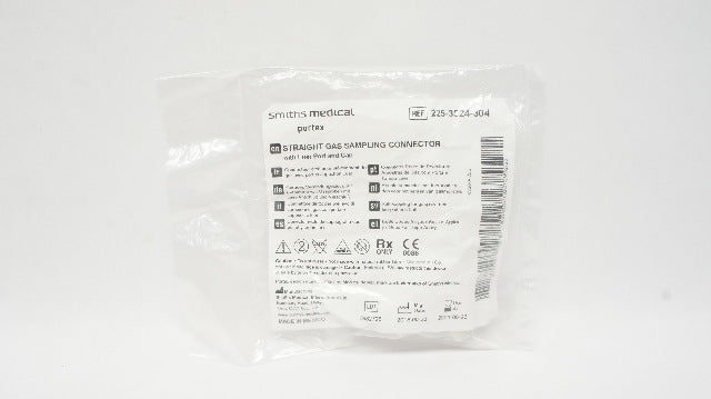 Smiths Medical 225-3524-304 Portex Gas Sampling Connector w/Luer Port ...