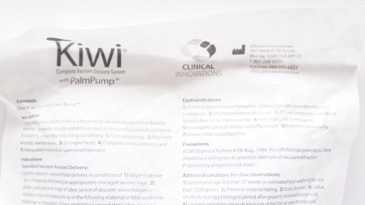 Clinical Innovations VAC-6000M Kiwi OmniCup Vacuum Delivery System (x ...