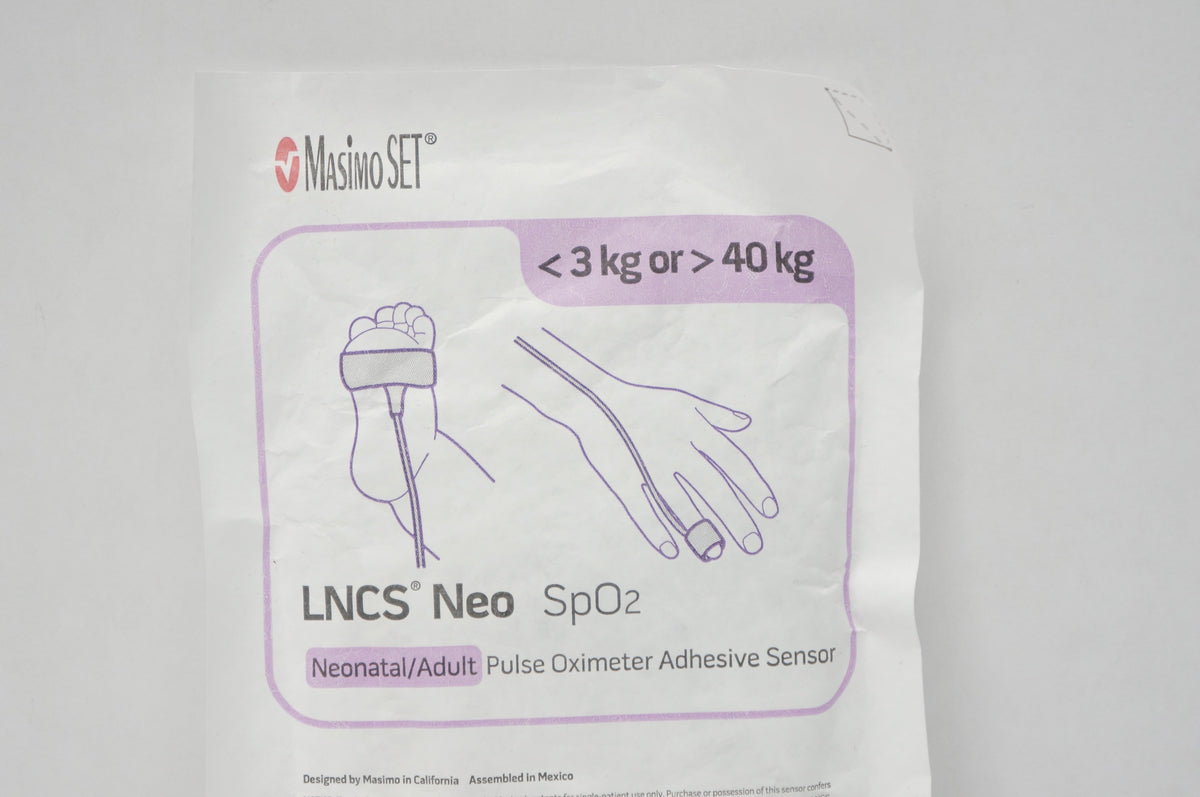 Masimo 2329 LNCS NEO Neonatal/Adult Pulse Oximeter Adhesive Sensor (x ...