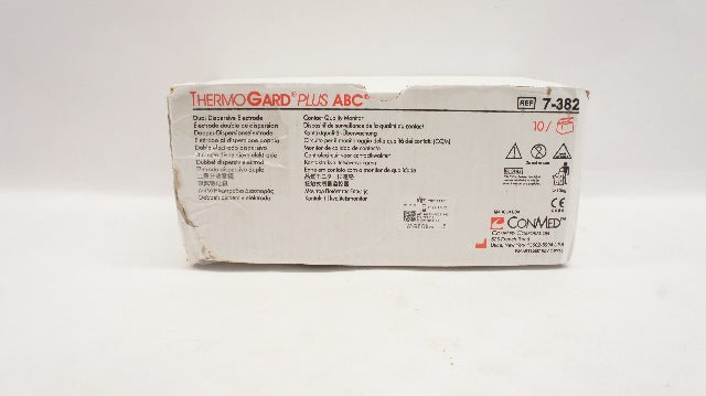 ConMed 7-382 ThermoGard Plus ABC Dual Dispersive Electrode >15kg - Box ...