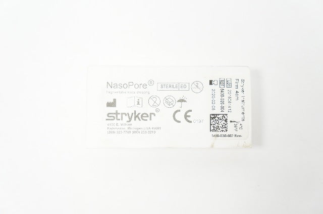 Stryker 5400-020-004 NasoPore Bioresorbable Nasal Dressing 4cm (x ...