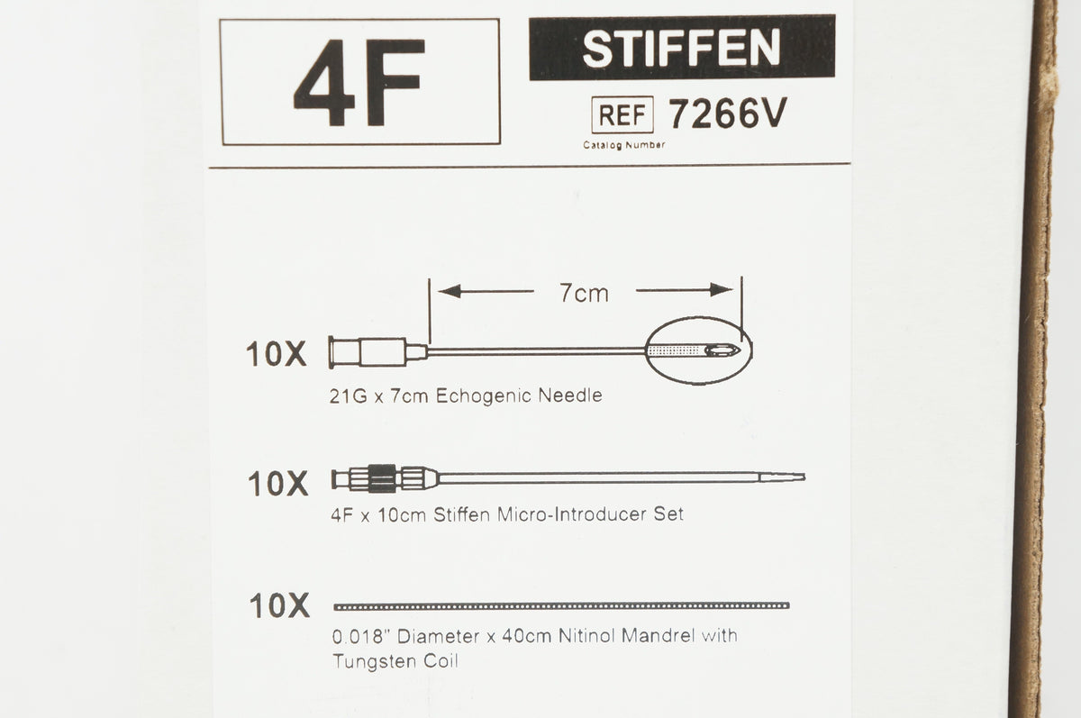 Vascular Solutions 7266V Teleflex VSI Micro-Introducer Kit 4F - Box of ...