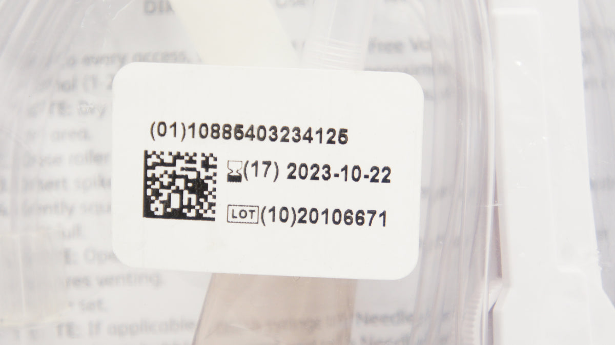 BD 10053857 SmartSite Gravity Set Check Valve 15mL 102inch (x ...