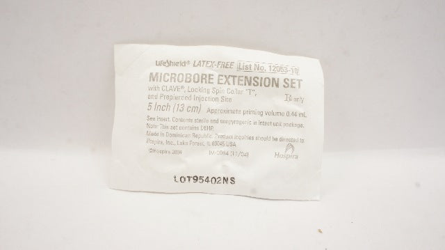 Hospira 12053-18 Microbore Extension Set 5inch – Imedicsales