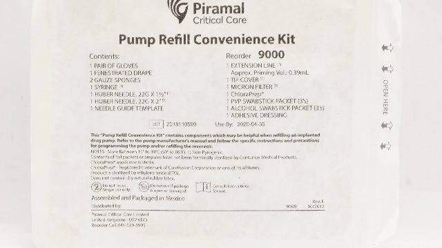 Piramal 9000 Pump Refill Convenience Kit (x) – Imedicsales