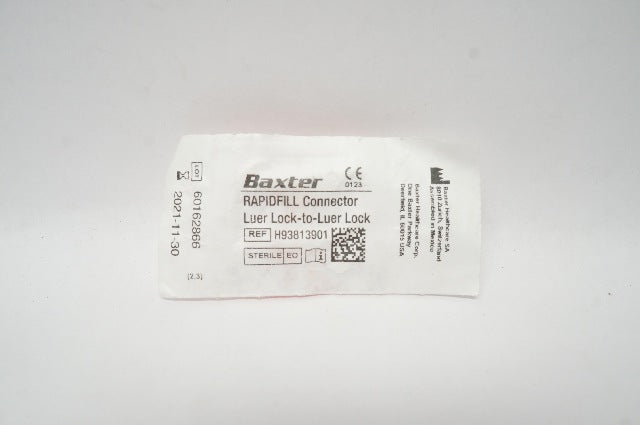 Baxter H93813901 Rapidfill Connector Luer Lock-to-Luer Lock – Imedicsales