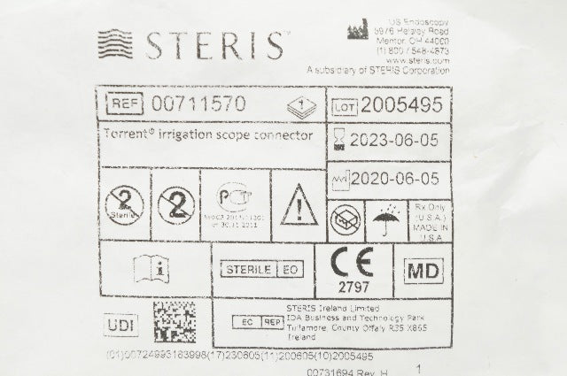 US Endoscopy 00711570 Torrent Irrigation Scope Connector – Imedicsales