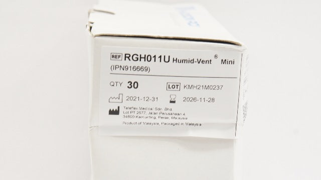 Teleflex RGH011U Humid-Vent Mini Gibeck Heat & Moisture Exchanger - Bo ...