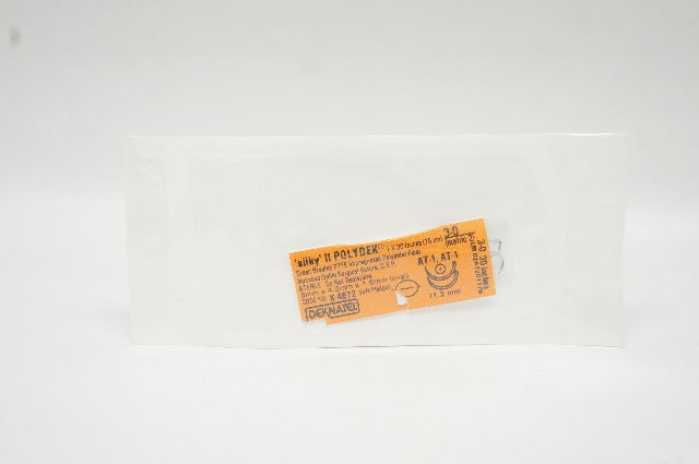 Teleflex X-4672 3-0 Silky II Polydek Green Braided Polyester Fiber ...