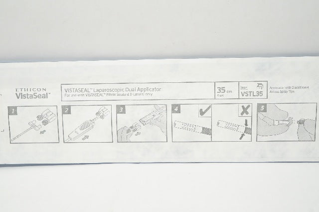 Ethicon VSTL35 VistaSeal Laparoscopic Dual Applicator 35cm Rigid ...