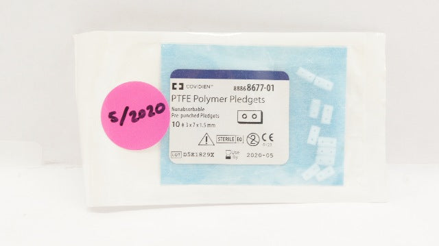 Covidien 88868677-01 PTFE Polymer Pledgets 10‡ 3 x 7 x 1.5mm (x ...