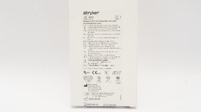 Stryker 4721 2-0 Knot Pusher/Stre Cutter and Slotted Cannula – Imedicsales