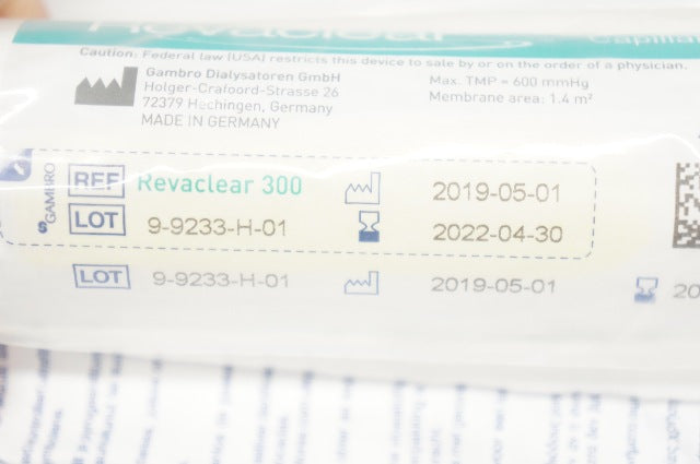 Gambro Renal Revaclear 300 Baxter Capillary Dialyzer (x) – Imedicsales