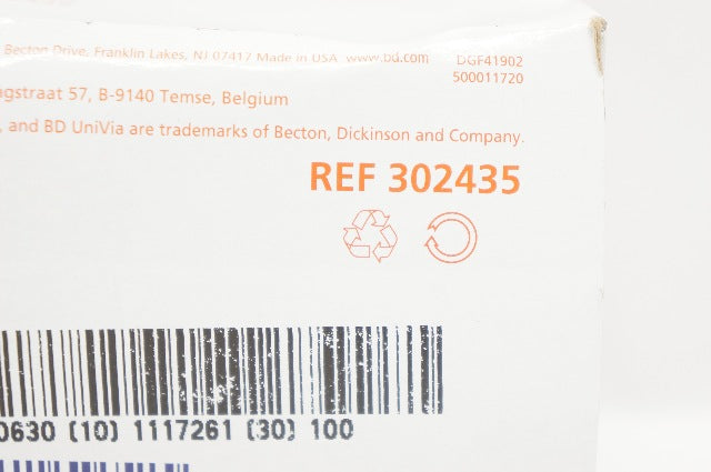 BD 302435 Oral/Enternal Tip Cap w/BD UniVia Connection - Box of 100 ...