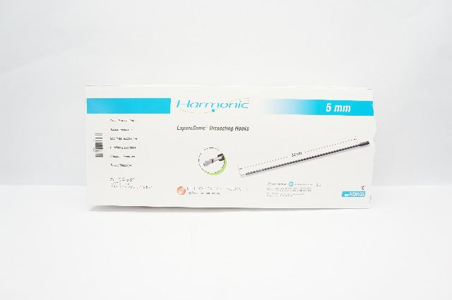 Ethicon HDH05 Harmonic LaparoSonic Dissecting Hooks 5mm x 32cm - Box o ...