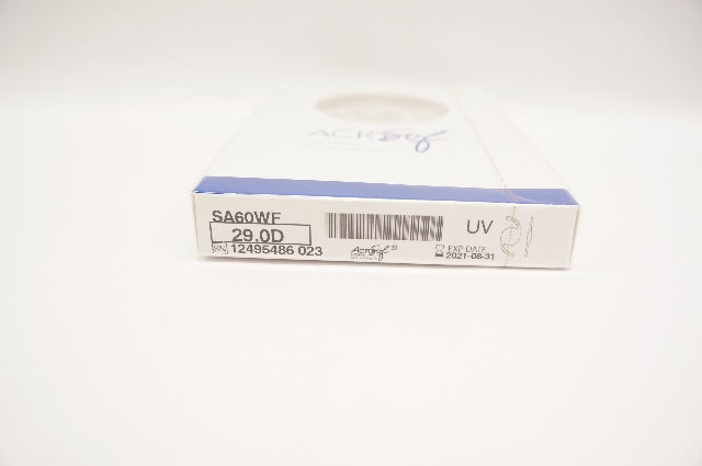 Alcon SA60WF ACRYSof Aspheric Intraocular Lens 29.0D Length13.0mm Opti ...