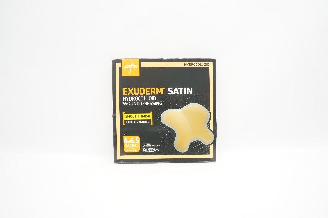 Medline MSC5475 Exuderm Satin Hydrocolloid Wound Dressing 6 x 6.5inch ...