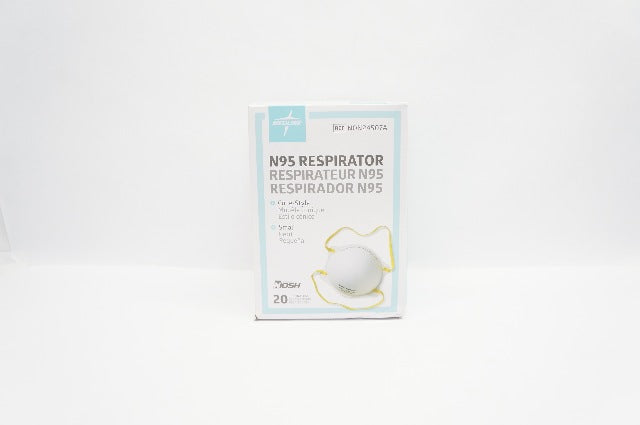 Medline NON24507A N95 Respirator NIOSH Con-Style Small - Box of 18 ...