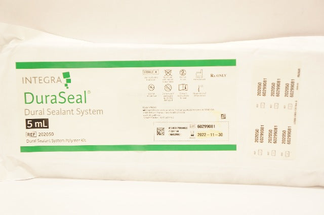Integra 202050 DuraSeal Dural Sealant System Polymer Kit 5ml (x ...
