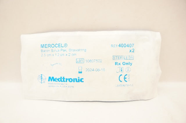 Medtronic 400407 MEROCEL Baron Sinus-Pak Drawstring 2.5x1.2x2cm (x ...