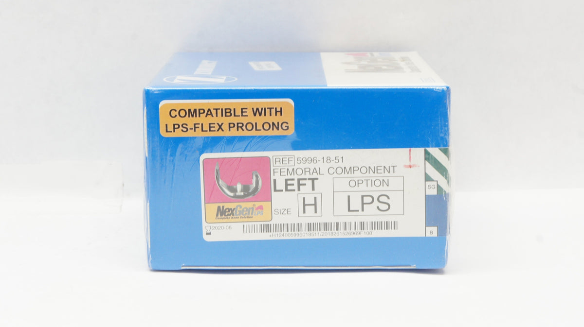 Zimmer 5996-18-51 NexGen Femoral Component Option, Size H Left (x ...