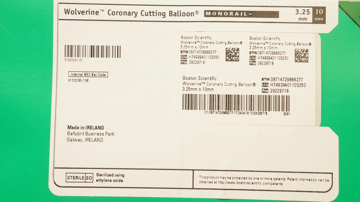 Boston Scientific H74939401103250 Wolverine Dilatation Device 3.25mm x ...