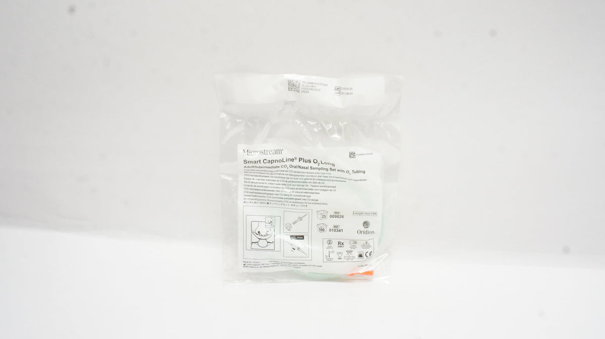Oridion 009826/010341 Microstream CO2 Oral/Nasal Sampling Set with O2 ...