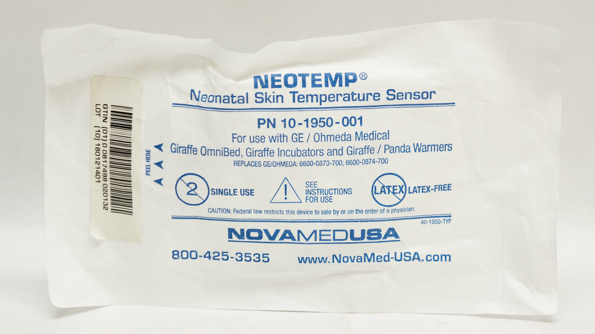 NovaMed 10-1950-001 NEOTEMP Neonatal Skin Temp Sensor – Imedicsales
