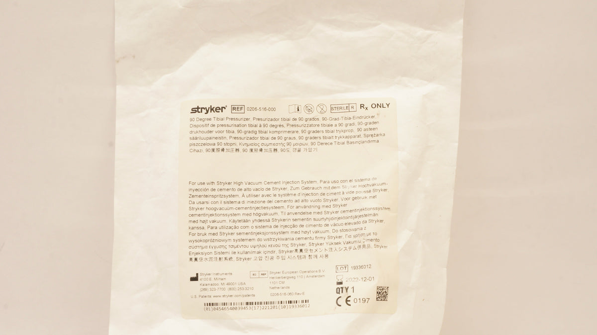 Stryker 0206-516-000 90 Degree Tibial Pressurizer (x) – Imedicsales