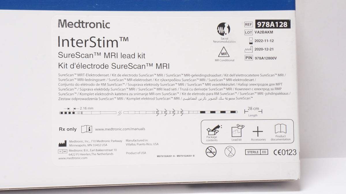 Medtronic 978A128 InterStim SureScan MRI Lead Kit 28cm (x) – Imedicsales
