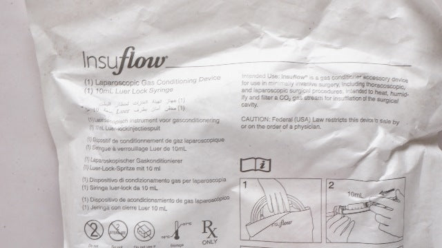 Lexion 6198 Insuflow Laparoscopic Gas Condition Device 10mL Luer Lock ...