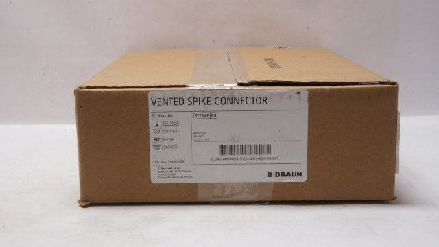 Braun 418105 Vented Spike Connector - Case of 50 – Imedicsales
